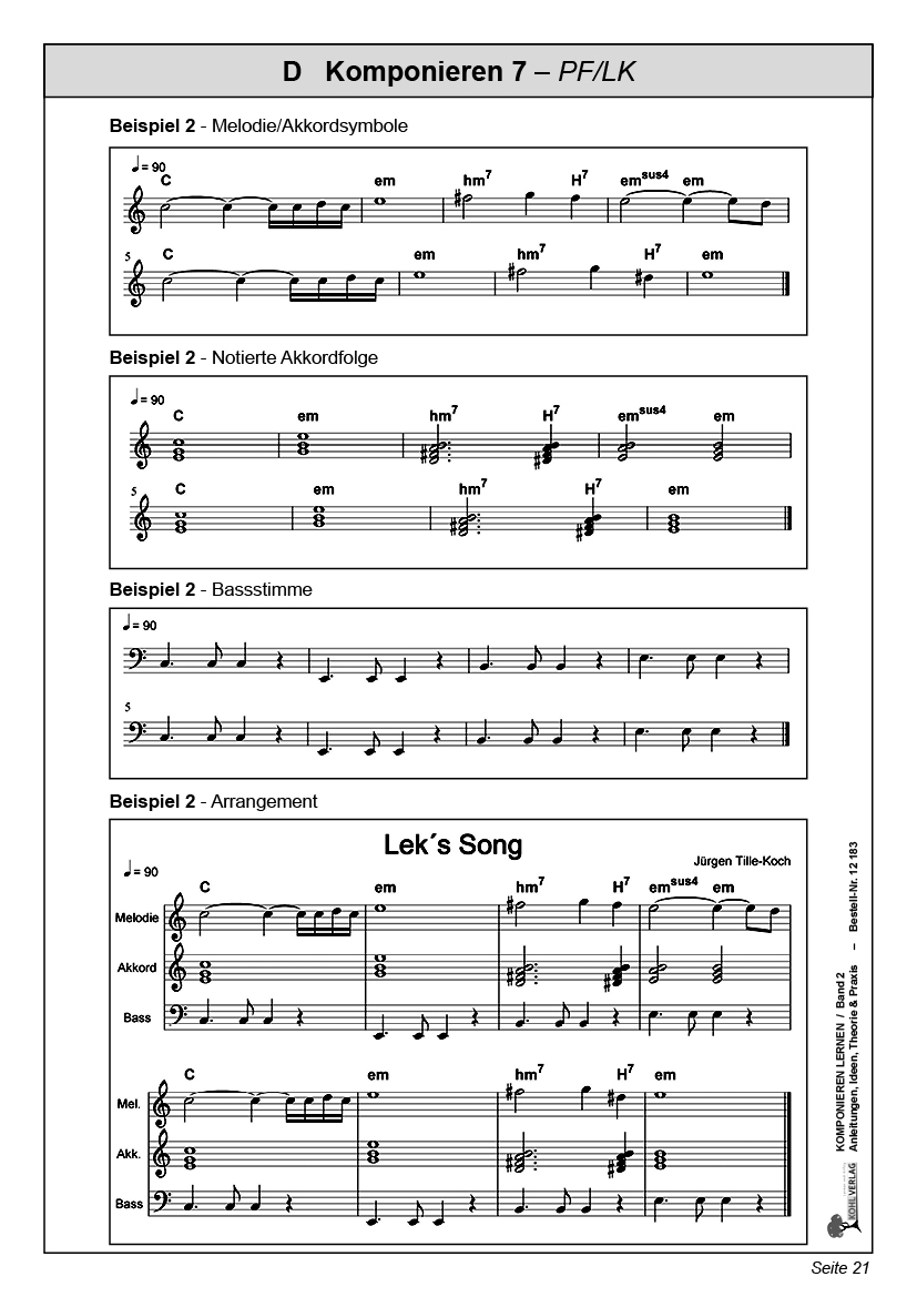 Komponieren lernen / Band 2