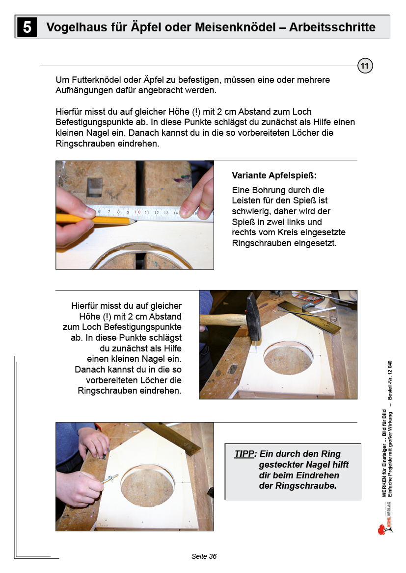 Werken für Einsteiger ... Bild für Bild