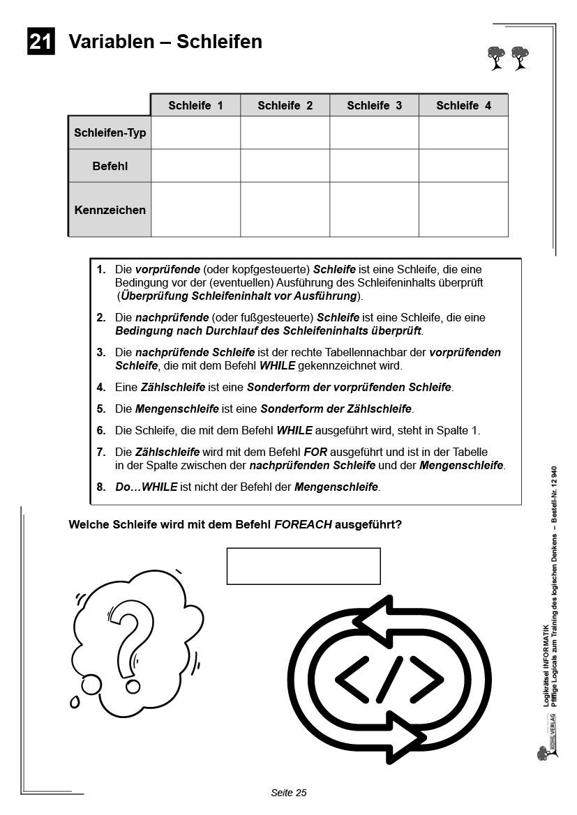 Logikrätsel INFORMATIK