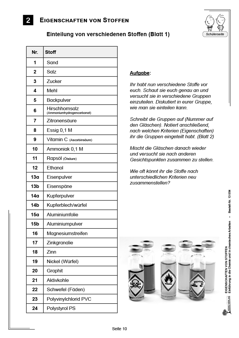 Eigenschaften von Stoffen