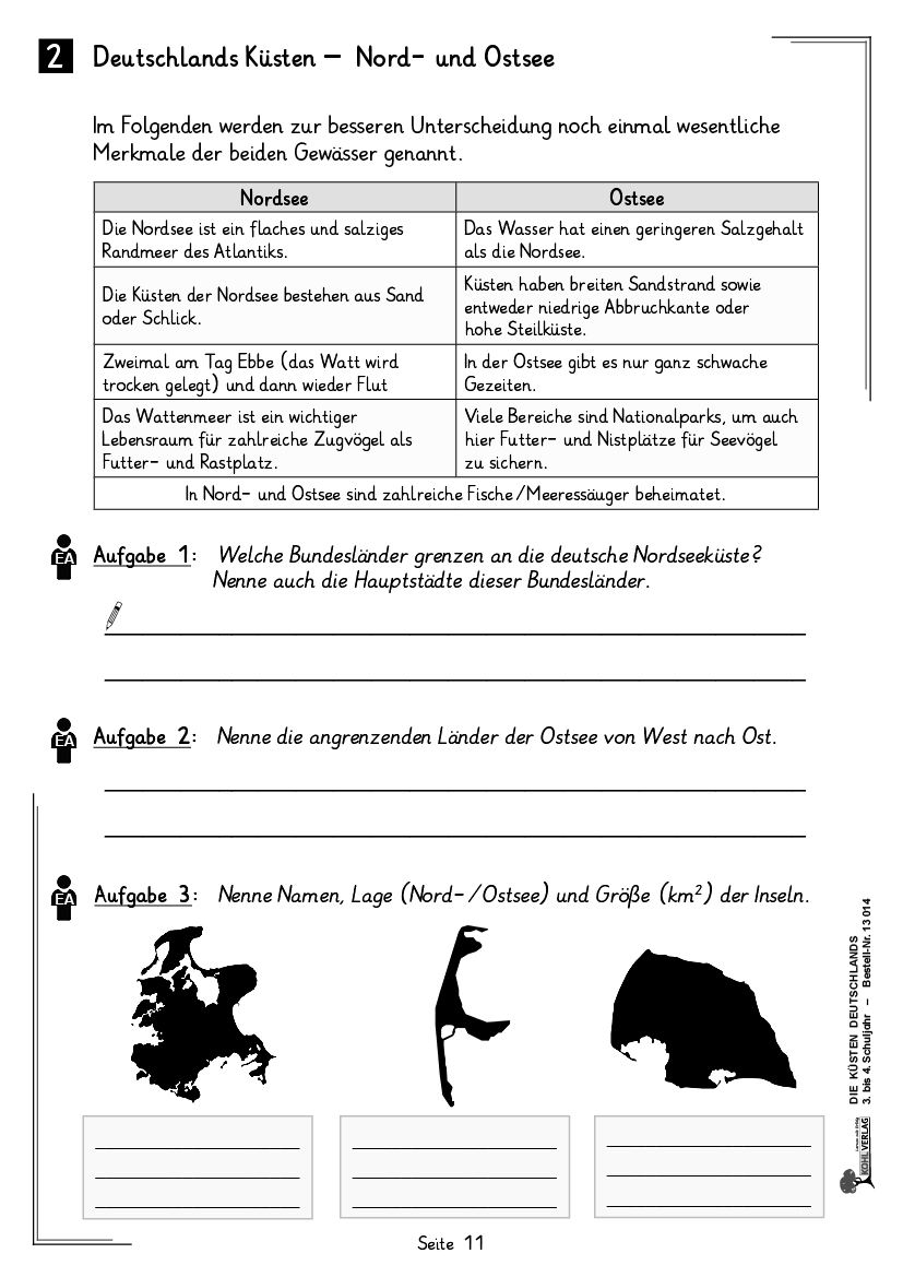 Die deutsche Nordseeküste / GS