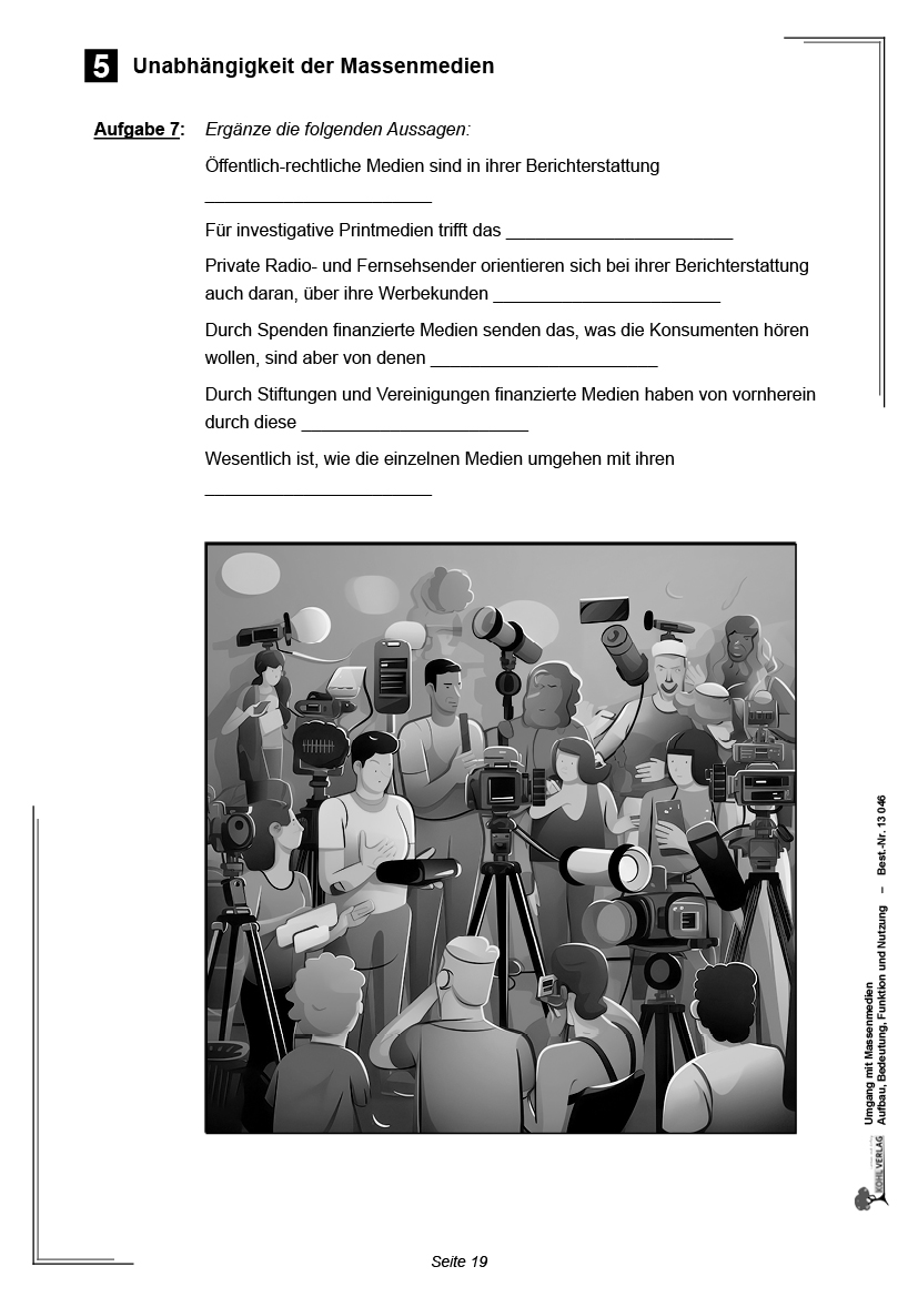 Umgang mit Massenmedien