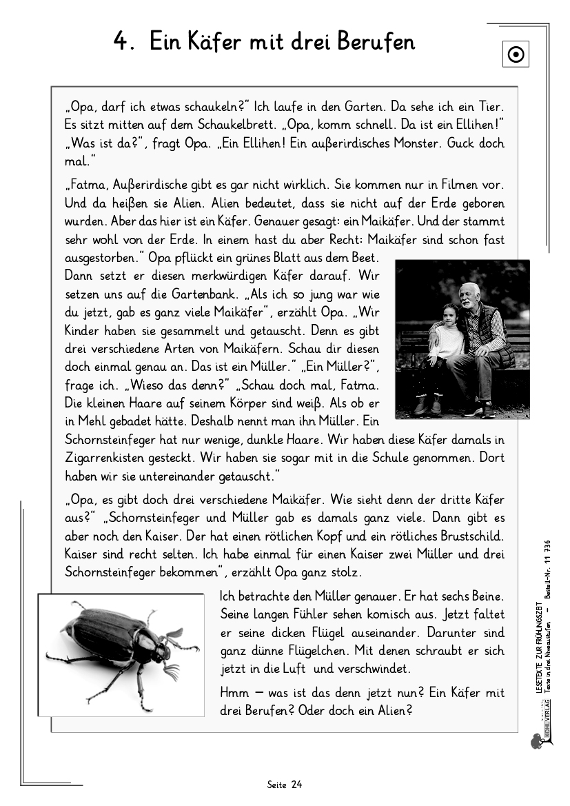 Lesetexte FRÜHLINGSZEIT