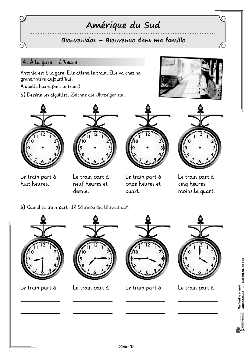 Ma famille et moi / Grundschule