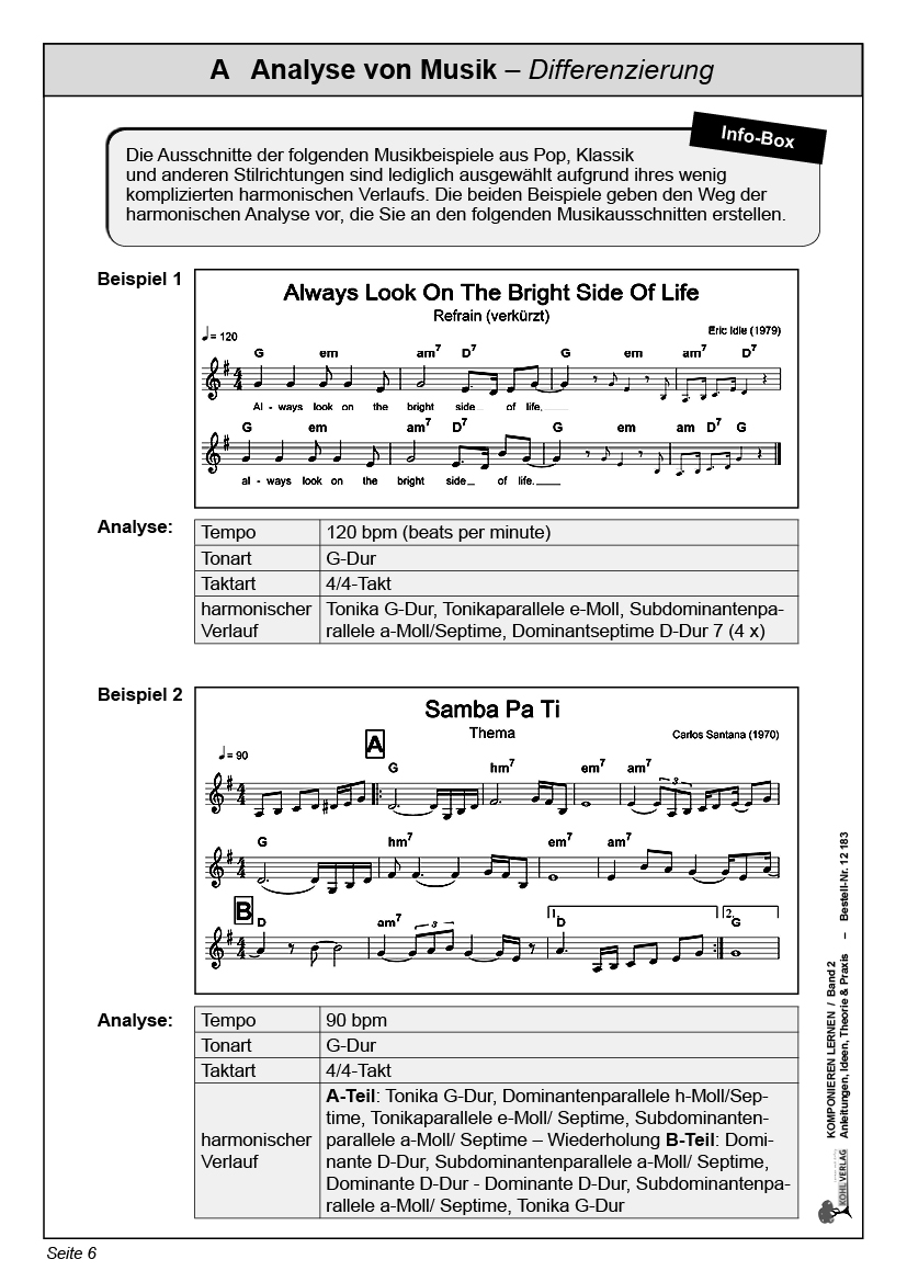 Komponieren lernen / Band 2