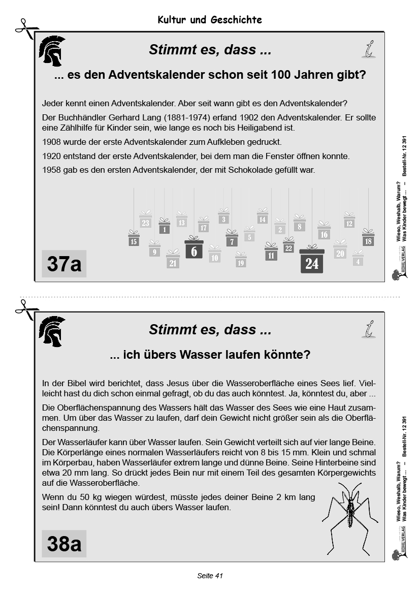 Wieso? ... und warum? - Was Kinder bewegt ...