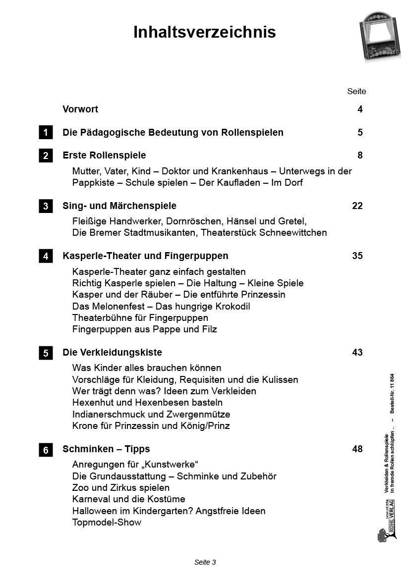 Verkleiden und Rollenspiele