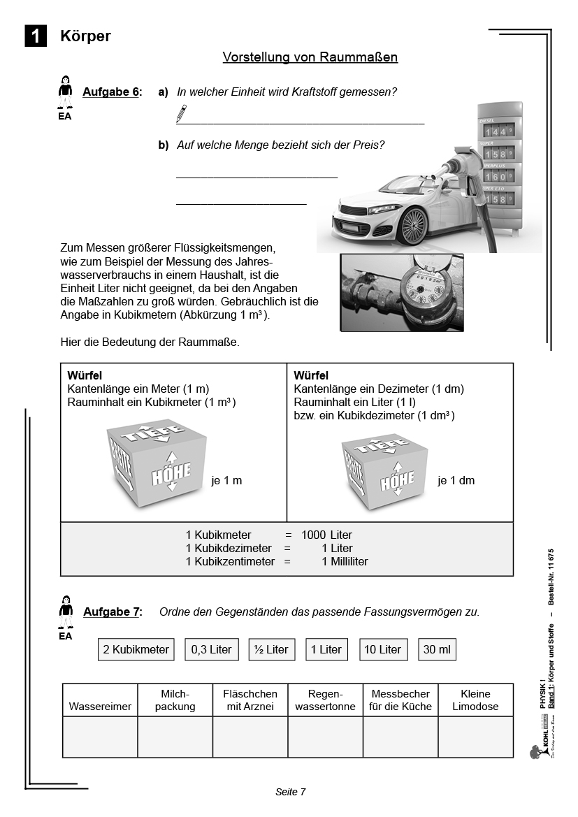 Physik ! / Band 1: Körper und Stoffe