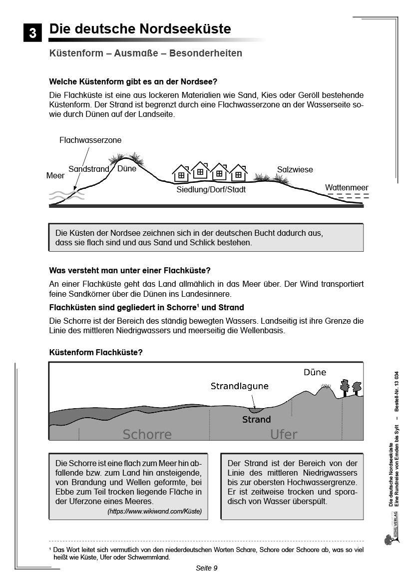 Die deutsche Nordseeküste / SEK