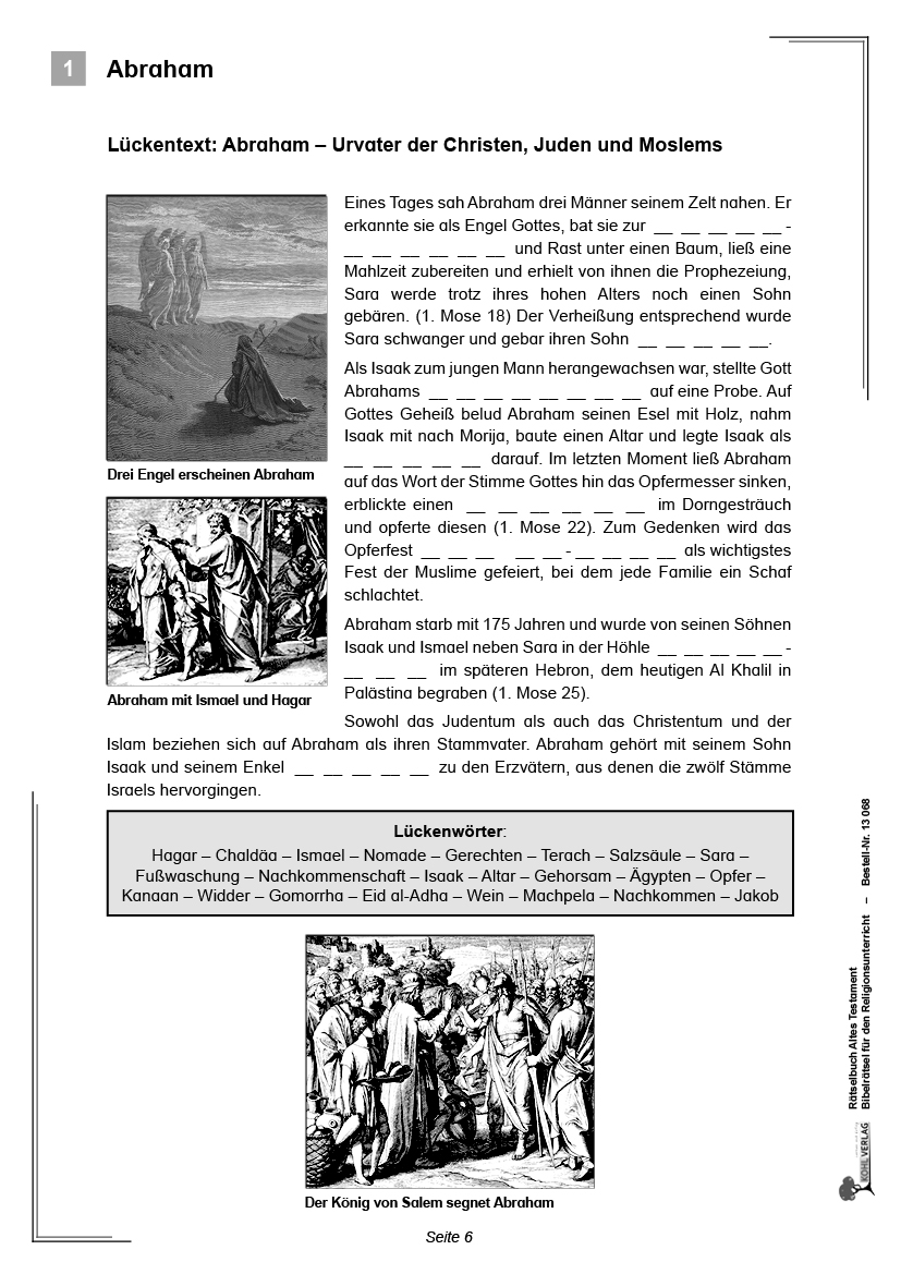 Rätselbuch Altes Testament