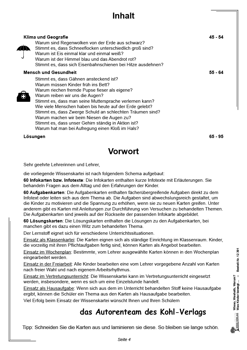 Wieso? ... und warum? - Was Kinder bewegt ...