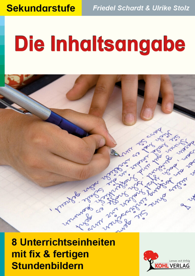 Inhaltsangabe schreiben lernen – Übungen & Arbeitsblätter
