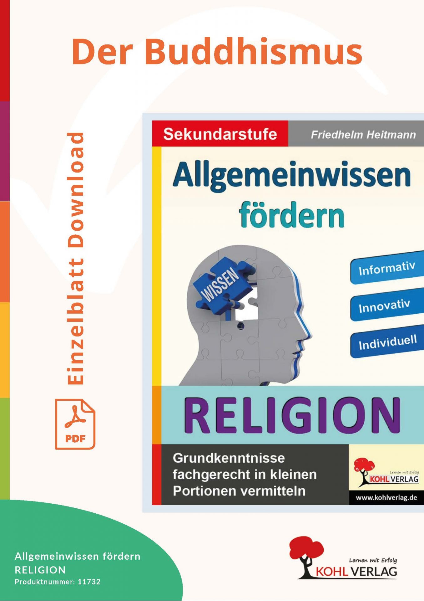 Arbeitsblätter zum Thema: Der Buddhismus