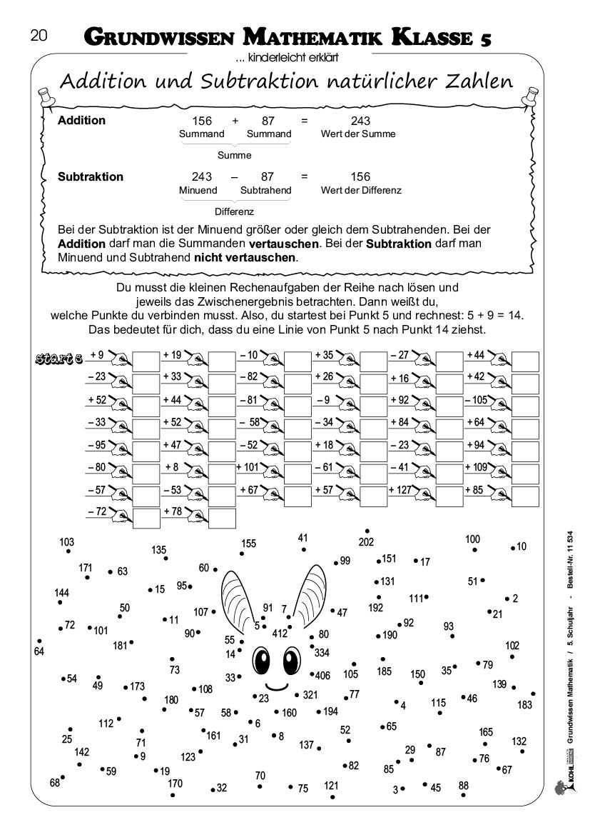 Grundwissen Mathematik / Klasse 5