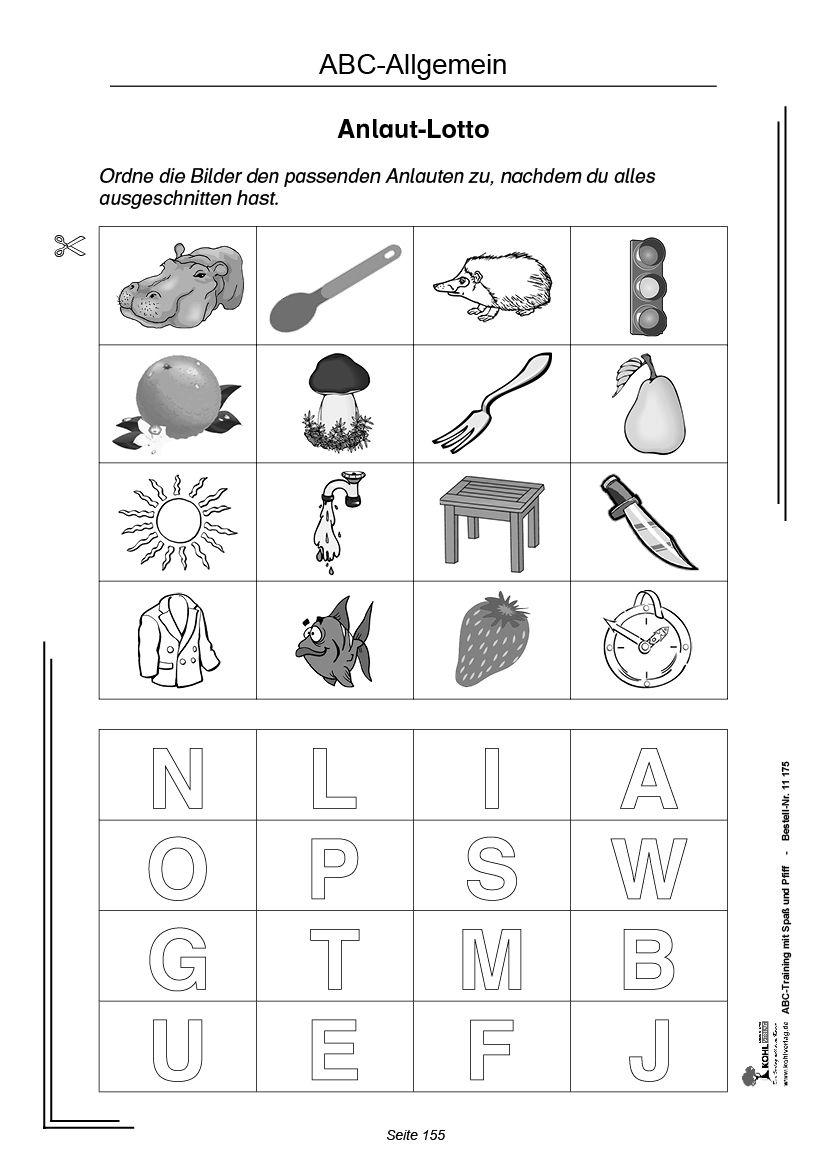ABC-Training mit Spaß und Pfiff - Materialfundus für den ABC-Unterricht