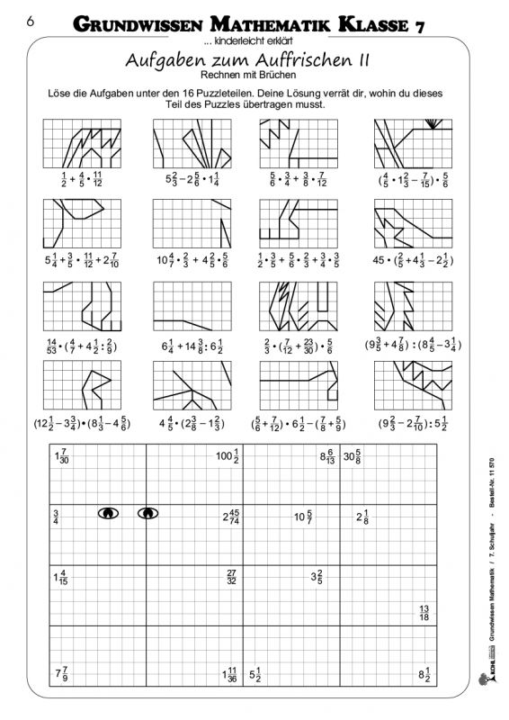 Grundwissen Mathematik / Klasse 7