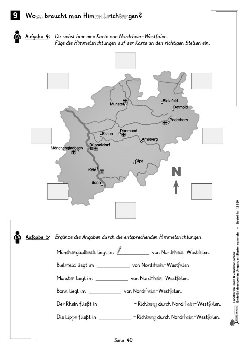 Landkarten lesen & verstehen lernen